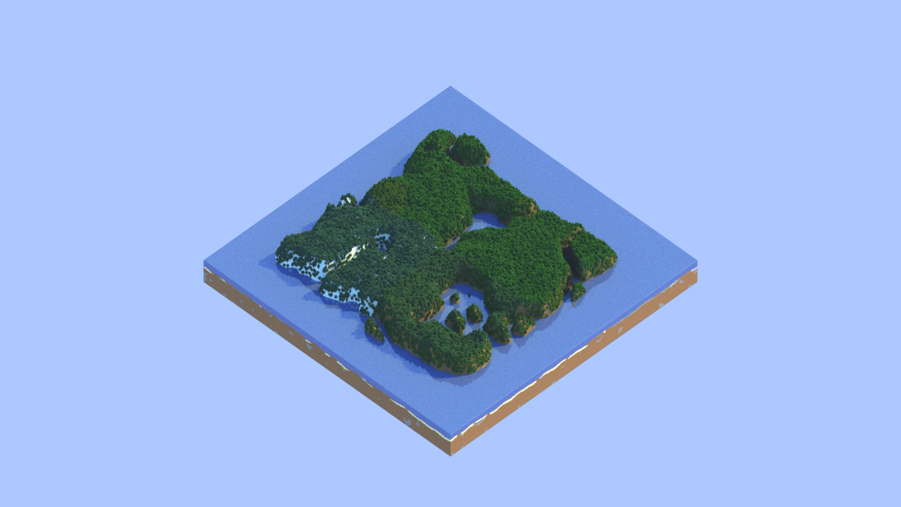 Lost Island Terraforming Contest Four Seasons Theme Minecraft Map