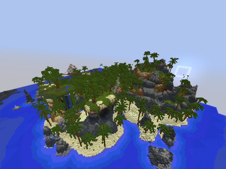 Jungle Island Terrain | Kitpvp Map | Arcenia Minecraft Map