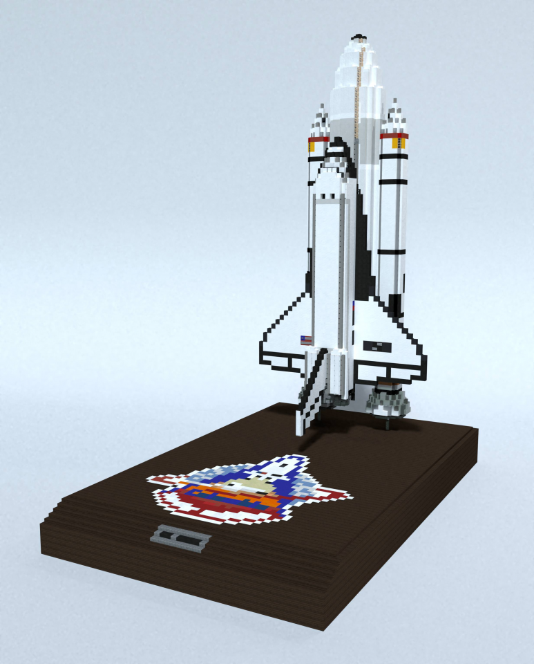 STS-1 - Columbia, and the Space Shuttle's First Flight. Minecraft Map