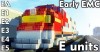 [1.5:1 Scale] Early EMC/EMD E units: EA, E1, E2, E3, E4 & E5 diesel electric locomotives ...