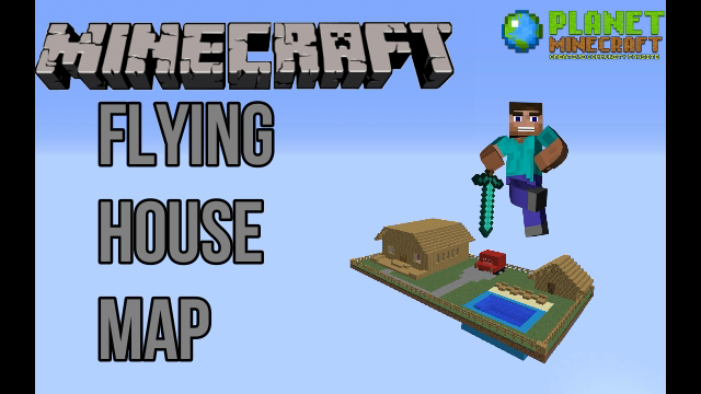 Flying House Minecraft Map