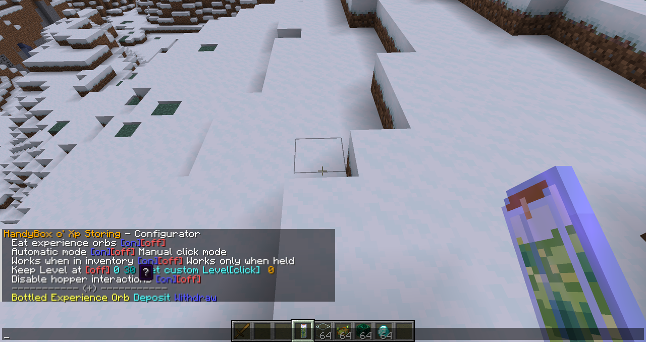 Xp Storing Box Minecraft Data Pack