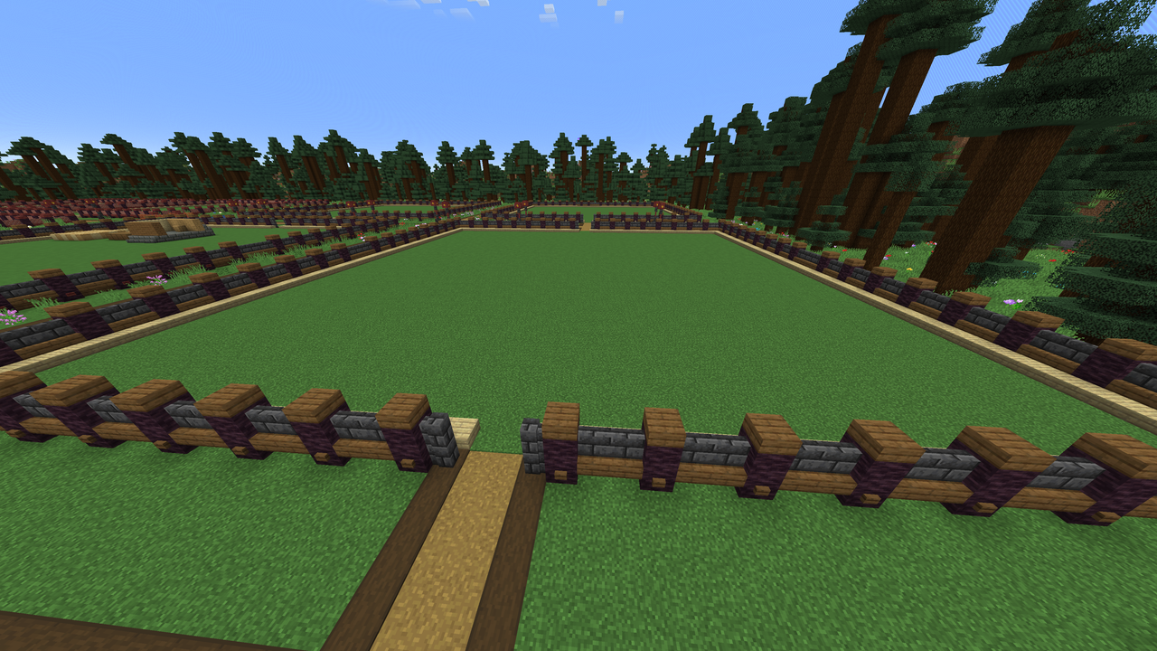 Plotworld with mini castle spawn Minecraft Map