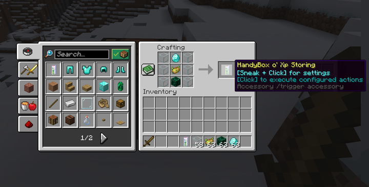 Xp Storing Box Minecraft Data Pack