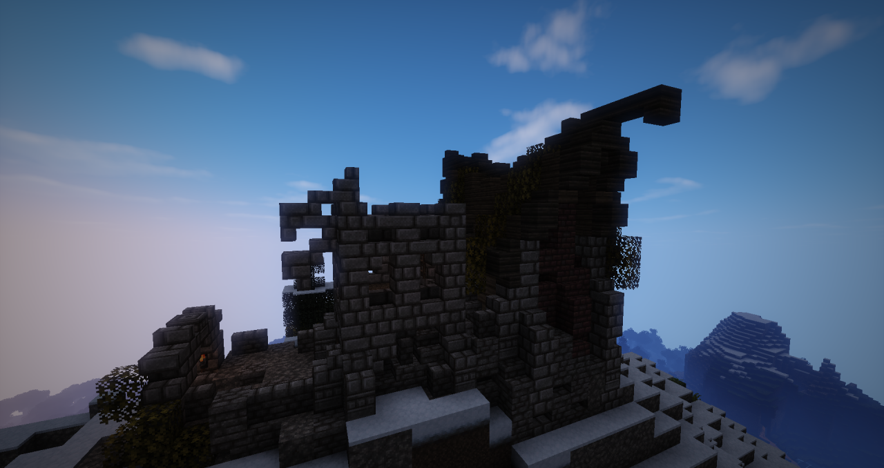 Mountain outpost fort Minecraft Map