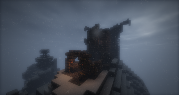 Mountain outpost fort Minecraft Map