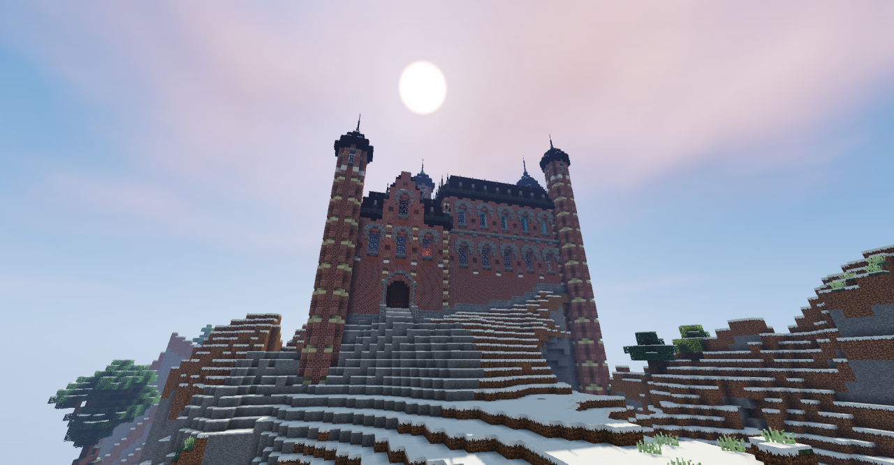 Minecraft Neo-Renaissance castle Minecraft Map