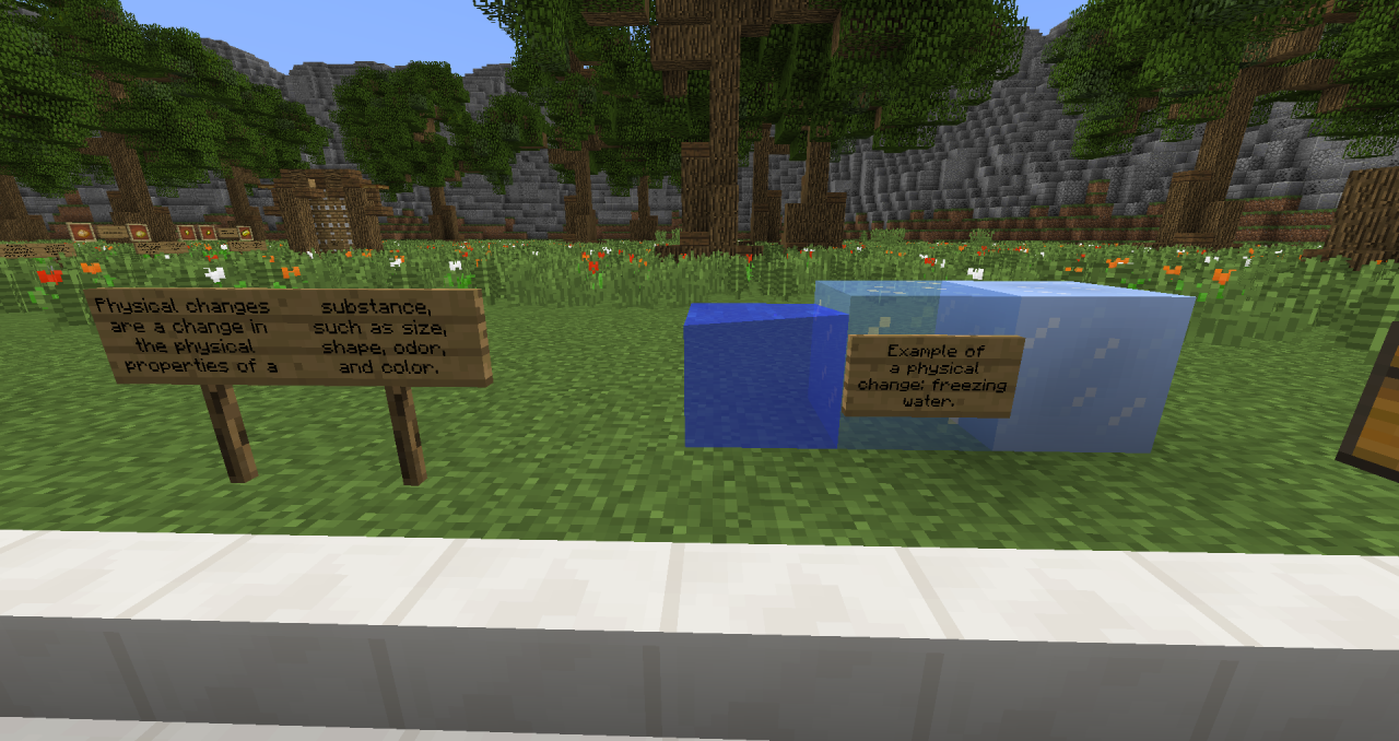 Physical & Chemical Properties & Changes Minecraft Map