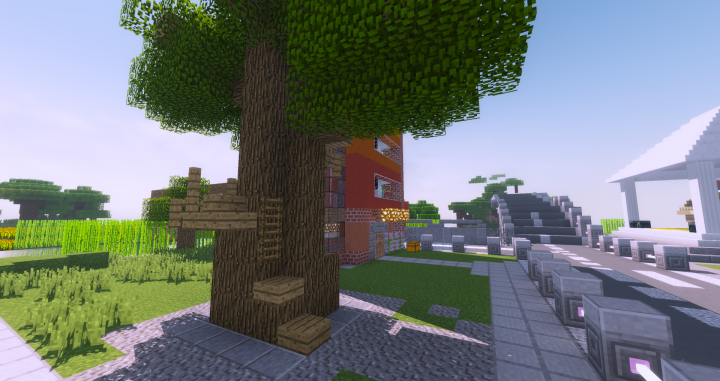 Modern flat Minecraft Map