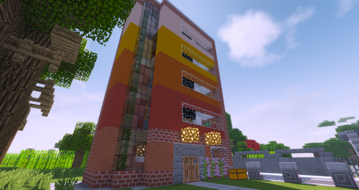 Modern flat Minecraft Map