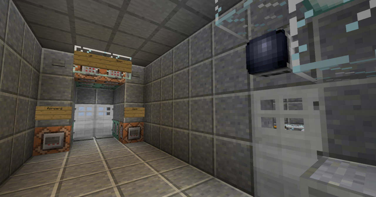 Working Spaceship!!! Minecraft Map