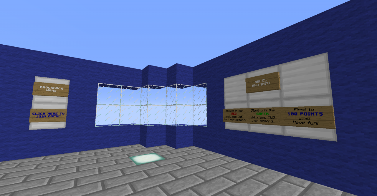 Knockback Wars - Multiplayer Minigame Minecraft Map