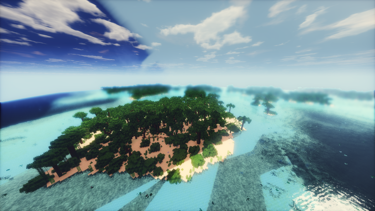 "Paradisiac Atoll" By ClemsDX - WorldPainter Minecraft Map