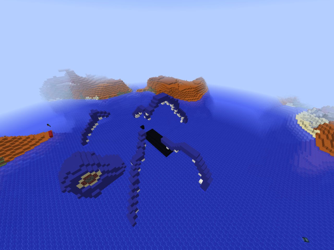 HUGE CREATURES TAKING OVER CHINESE TOWER Minecraft Map