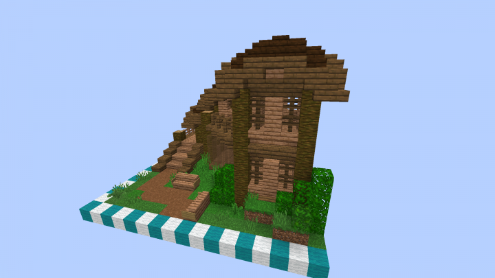 Jungle hut [CHUNK HOUSE] Minecraft Map