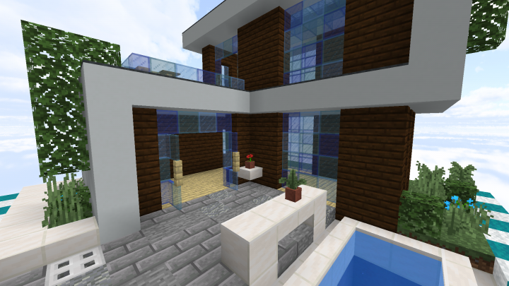 Modern House [CHUNK HOUSE] Minecraft Map
