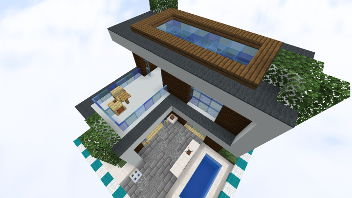 Modern House [CHUNK HOUSE] Minecraft Map