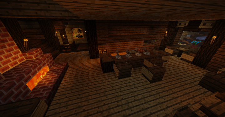 Medieval Tavern + Town Minecraft Map