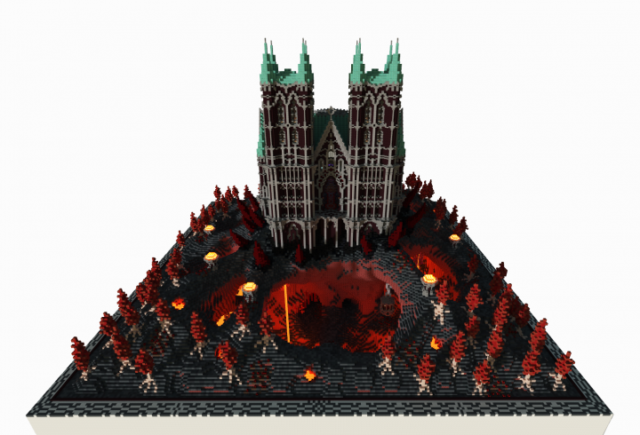 Nether Cathedral - Spawn Minecraft Map