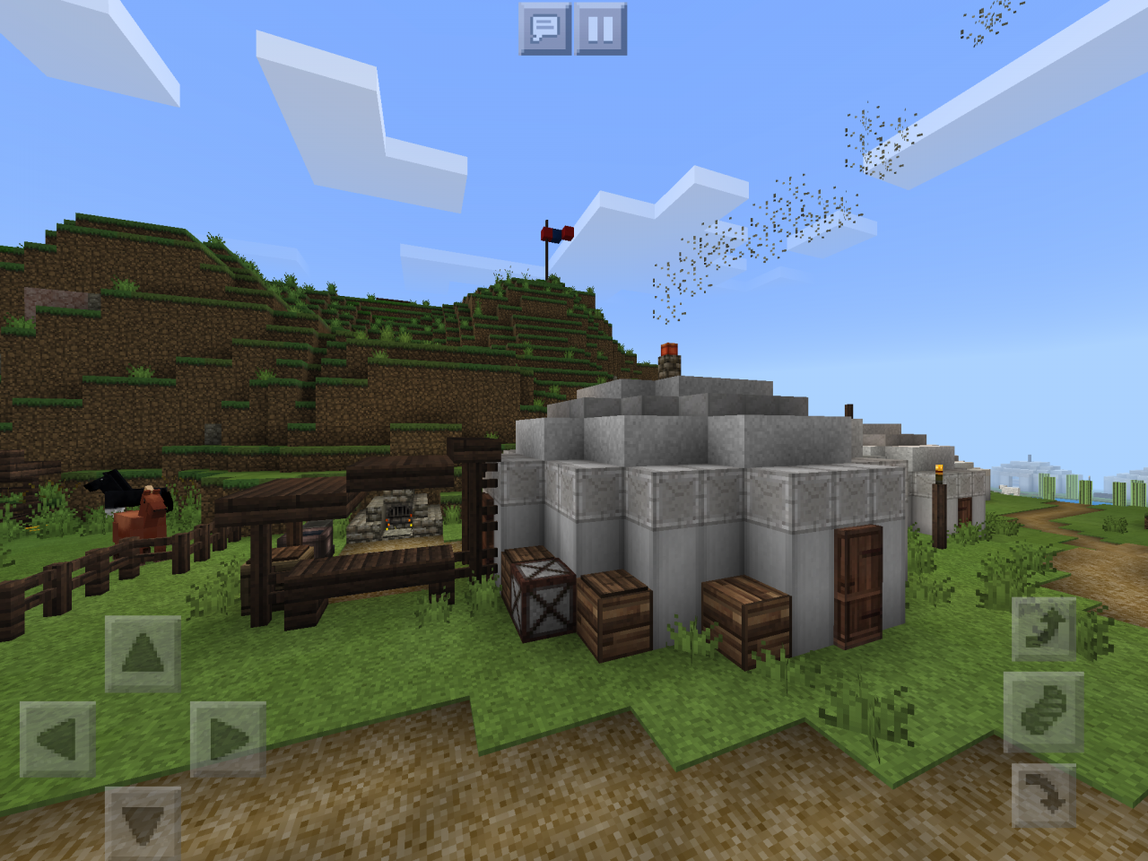 Mongolian Yurt Village - Minecraft PE Minecraft Map