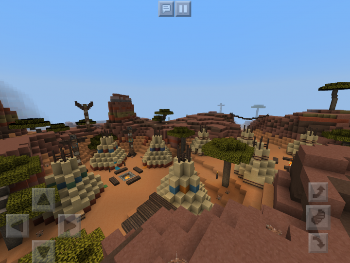 Native American Village (PE) Minecraft Map