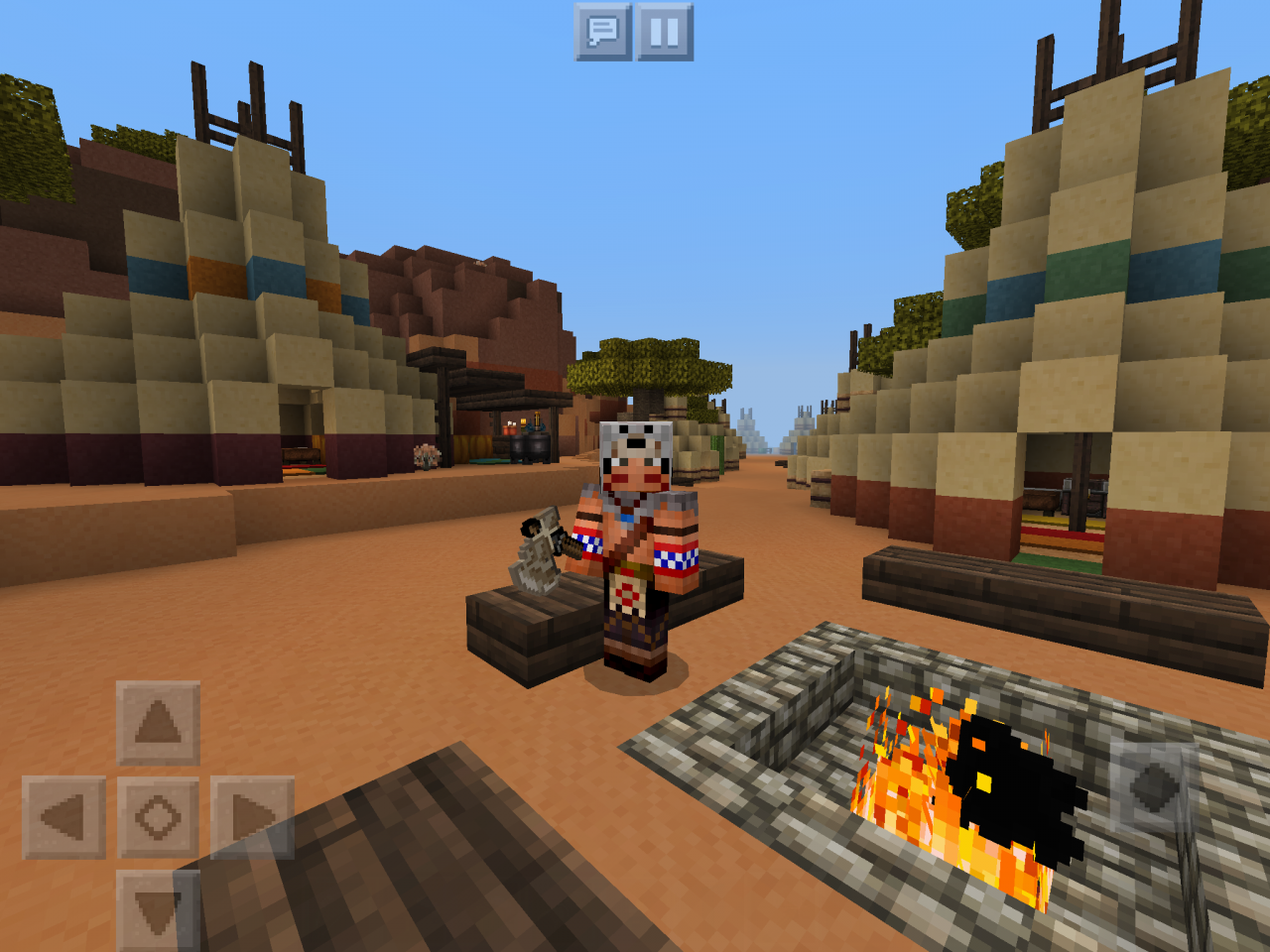 Native American Village (PE) Minecraft Map