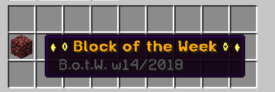 ♦ Block of the Week ♦ (w14 / 2018) Minecraft Map