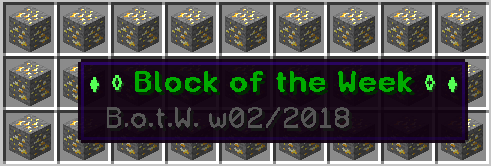 ♦ Block of the Week ♦ (w02 / 2018) Minecraft Map
