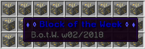 ♦ Block of the Week ♦ (w02 / 2018) Minecraft Map