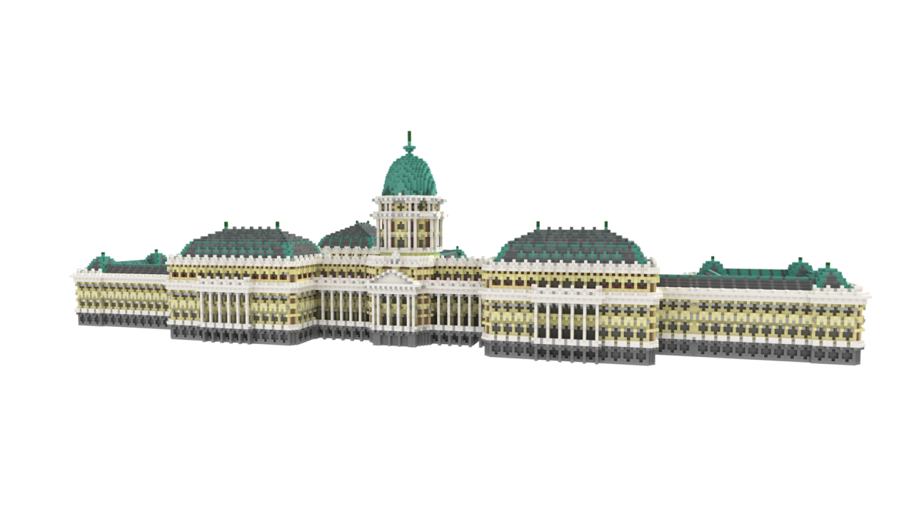 Buda Castle (Hungary) in Minecraft Minecraft Map
