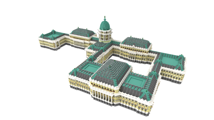 Buda Castle (Hungary) in Minecraft Minecraft Map