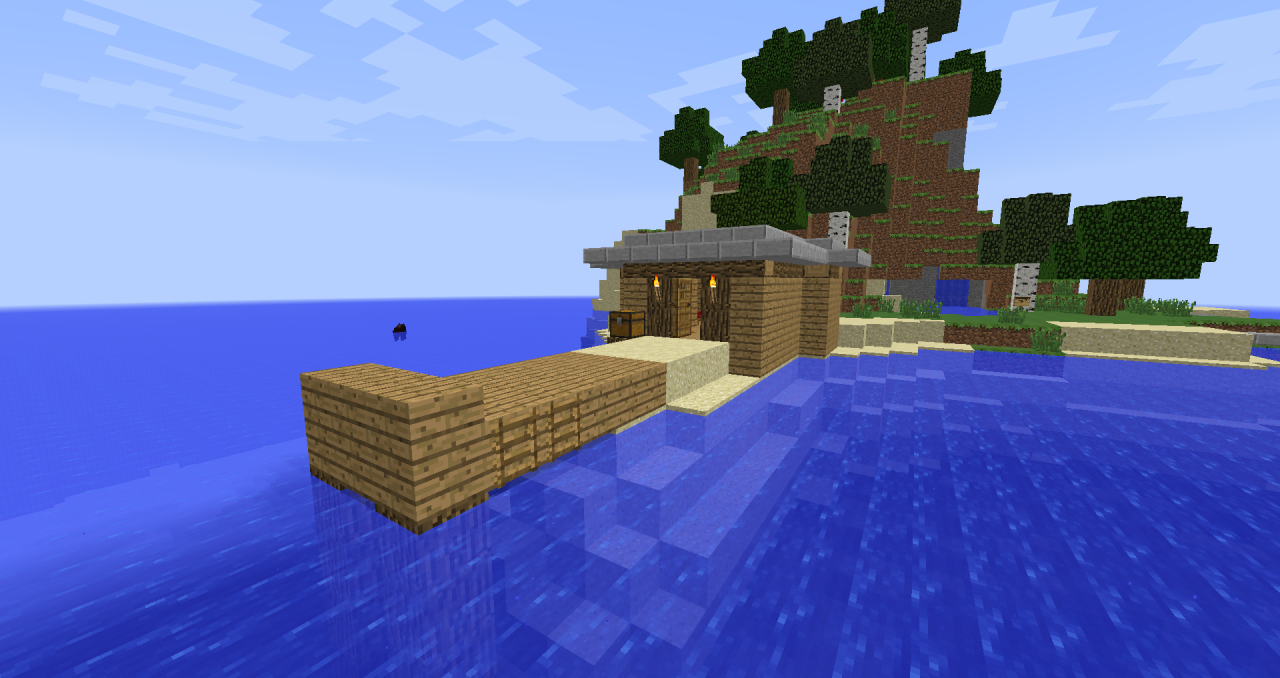 Double luxury islands! Minecraft Map