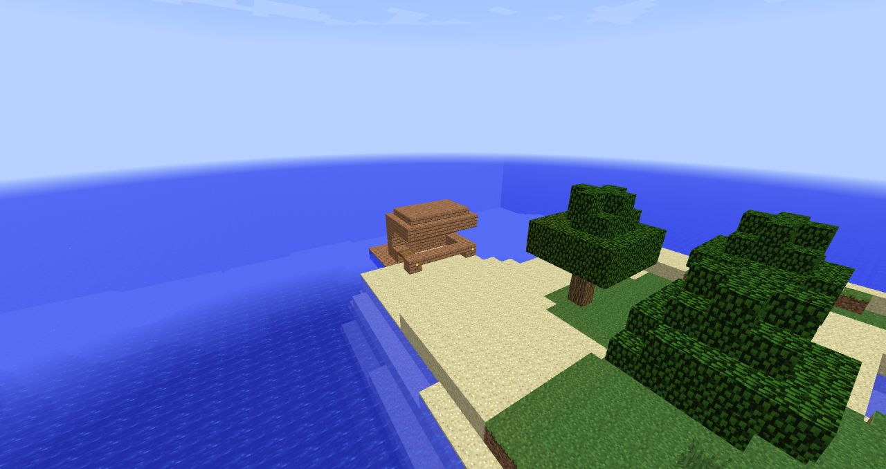 Double luxury islands! Minecraft Map