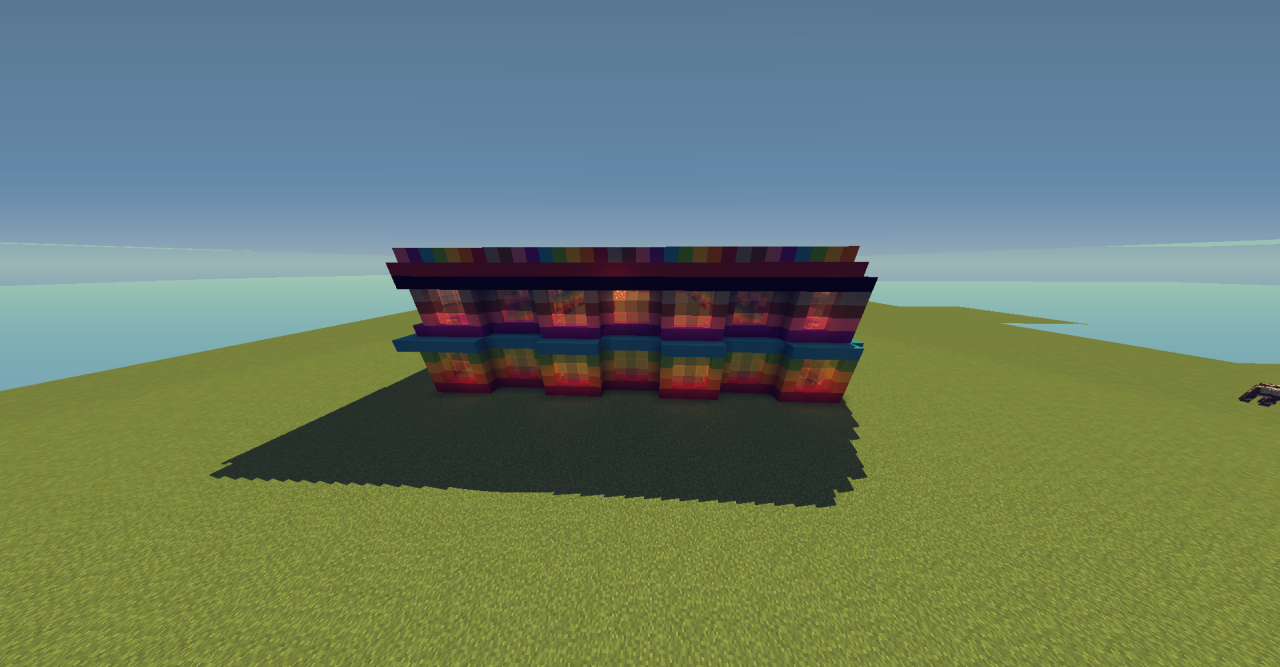 The Rainbow Mansion Minecraft Map