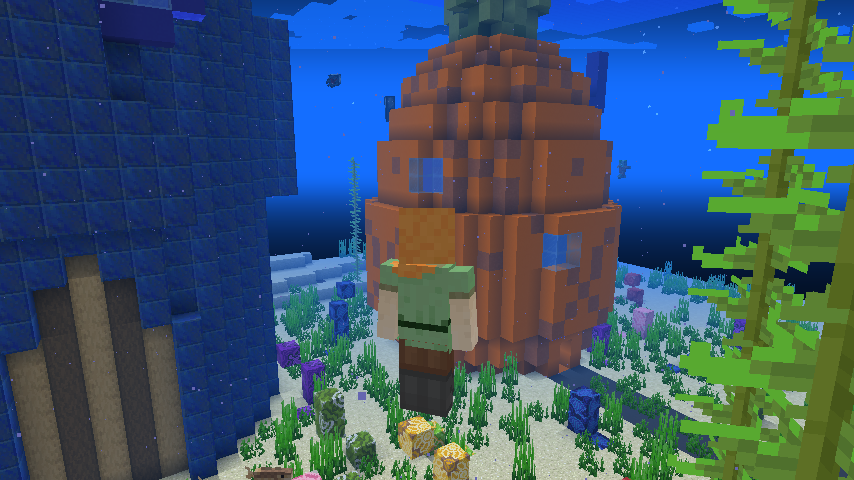 Bikini Bottom V1 Snapshot 13w11a Minecraft Map