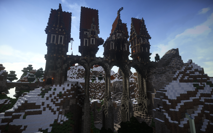 Bridge Settlement Minecraft Map