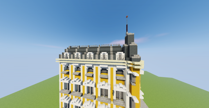 French Neobaroque city building Minecraft Map