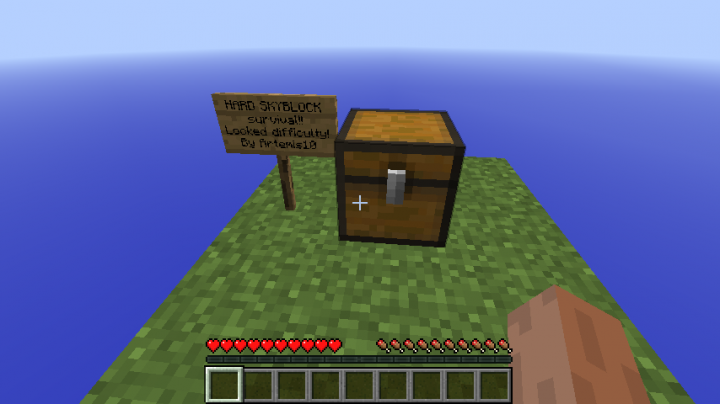 HARD Skyblock survival! (Difficulty locked - Normal) Minecraft Map