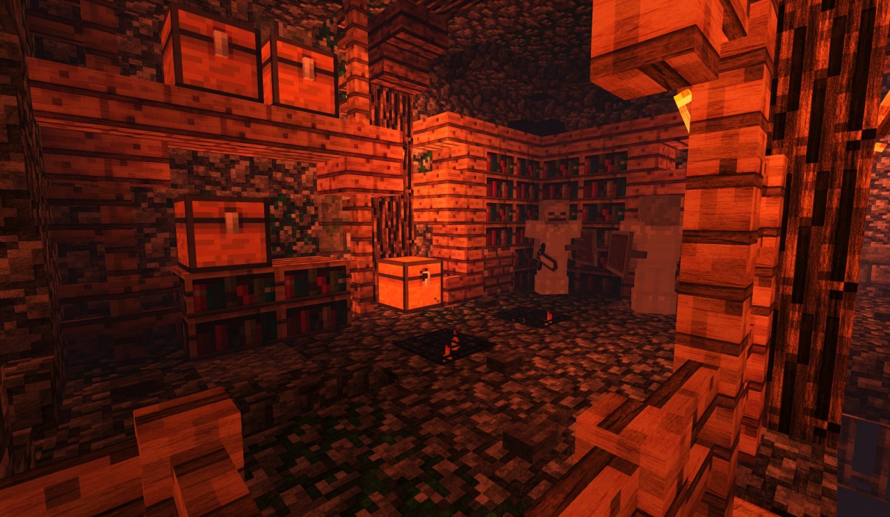 3 Floors Dungeon [Respawnable Loot Daily] [Vanilla Mobs] Minecraft Map