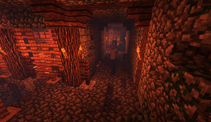 3 Floors Dungeon [Respawnable Loot Daily] [Vanilla Mobs] Minecraft Map