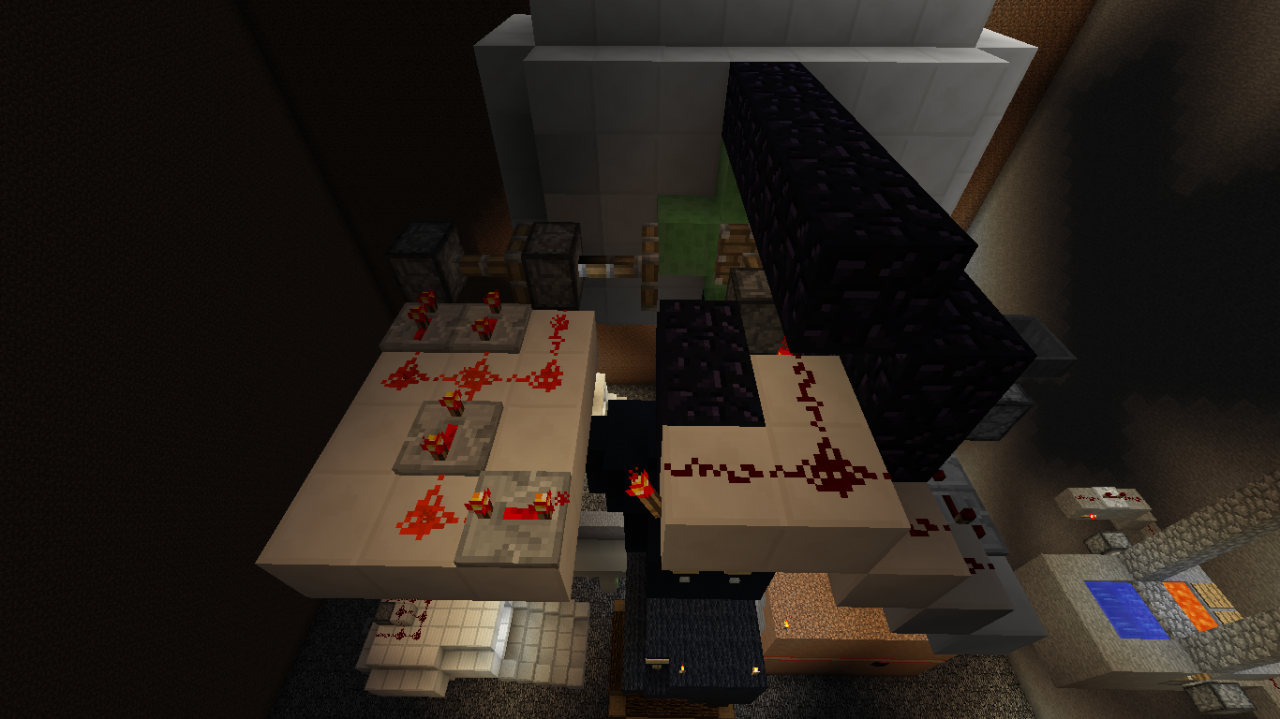 Plus Shaped Vault Door Minecraft Map