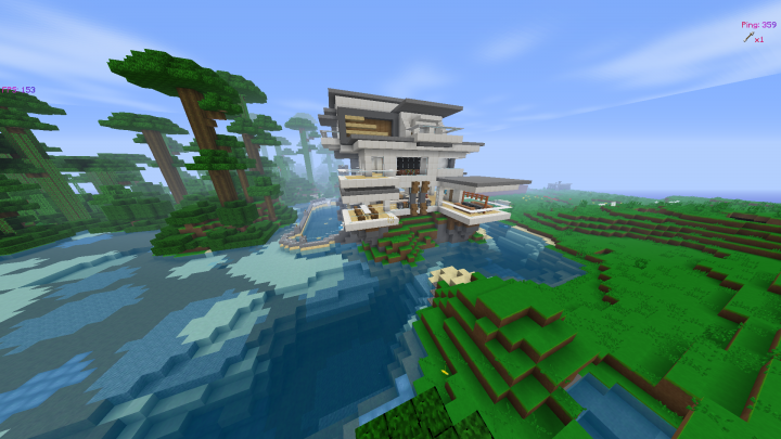OP Mansion v2 (Made By IzzyBella23 and CptXDerrickDU) Minecraft Map