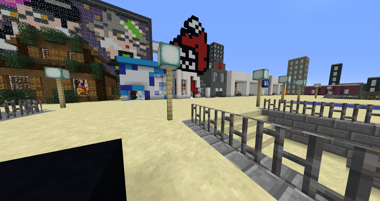 A Splatoon Map Concept Minecraft Map