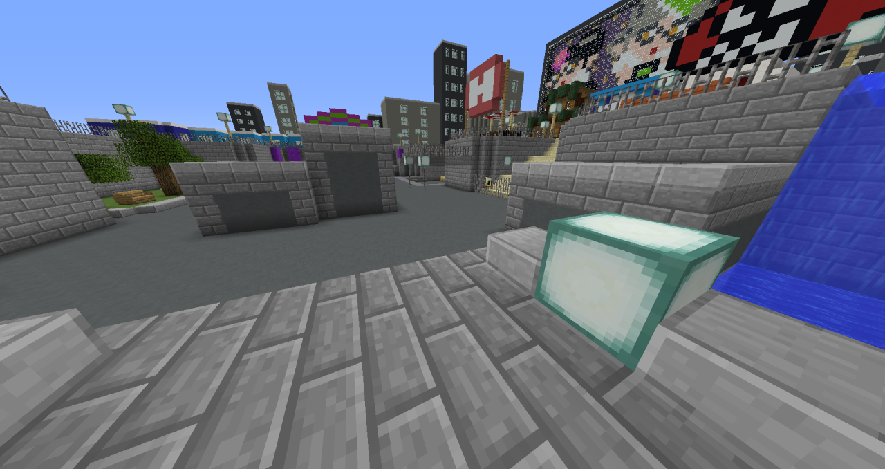 A Splatoon Map Concept Minecraft Map