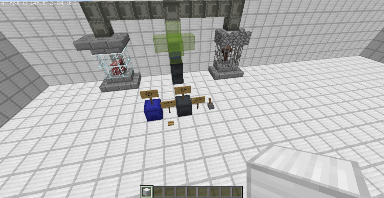 First command block test Minecraft Map