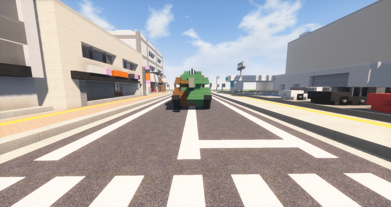 Japanese Type 10 Main Battle Tank Minecraft Map
