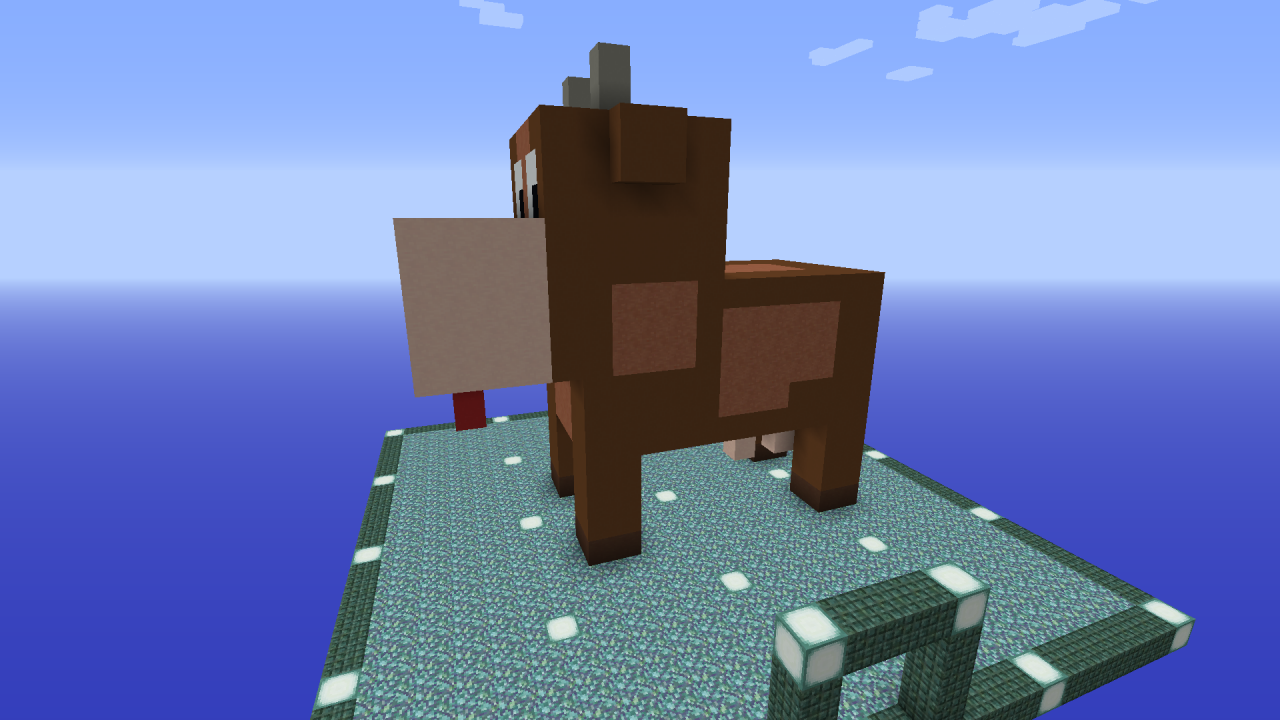 3D Pixelart - Cow Minecraft Map