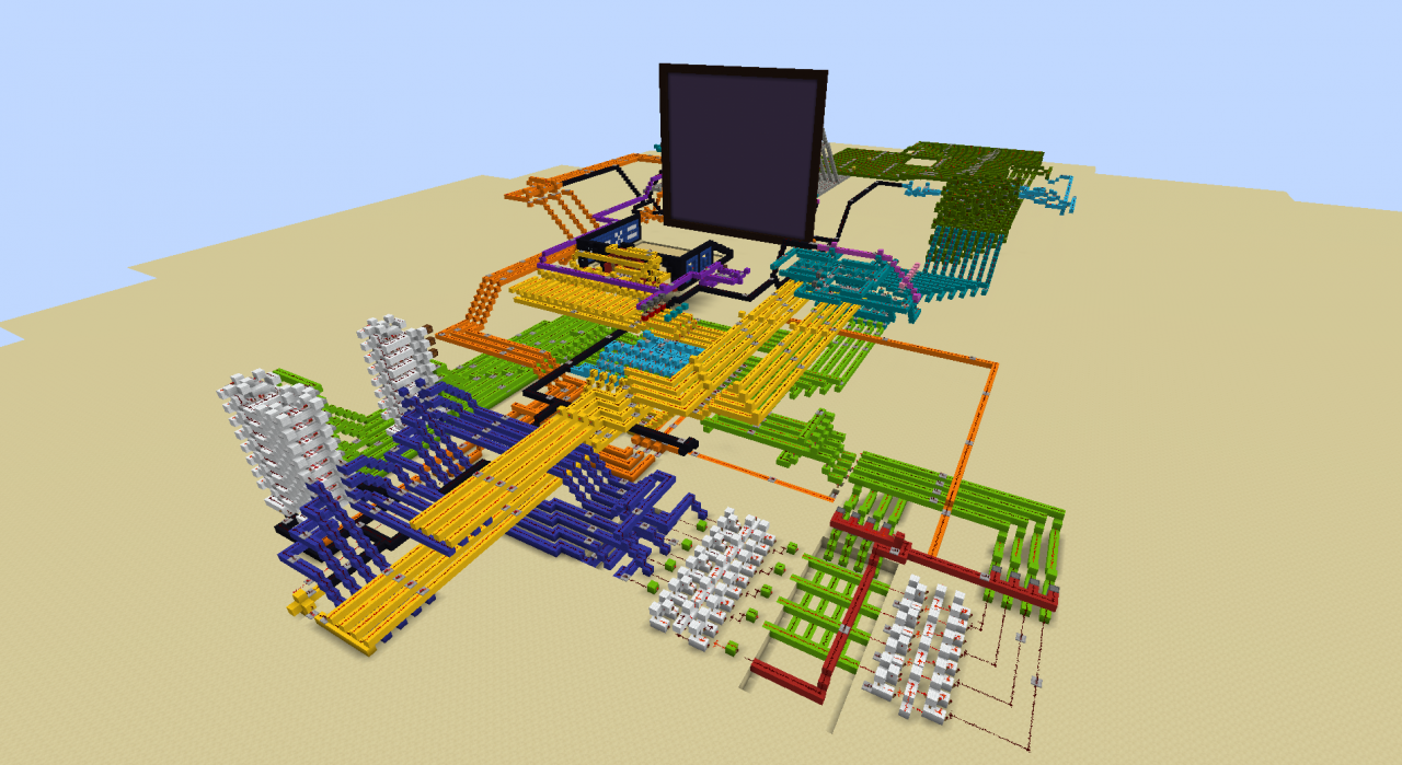 Redstone Calculator Minecraft Map