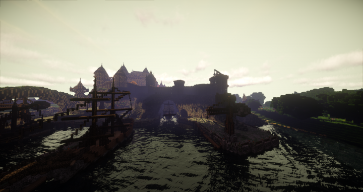 large medieval ship + download Minecraft Map