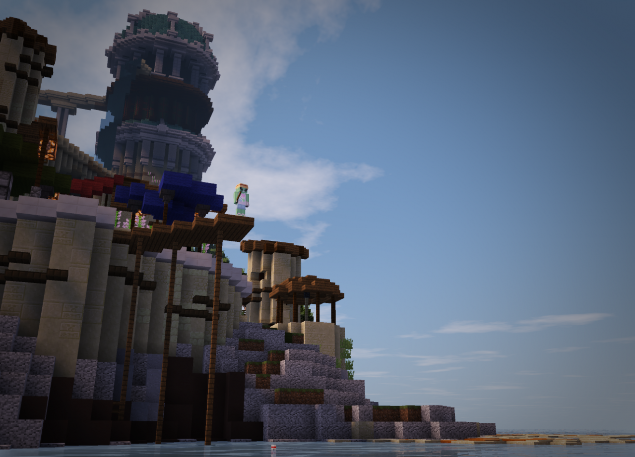 le flux d'eau Minecraft Map